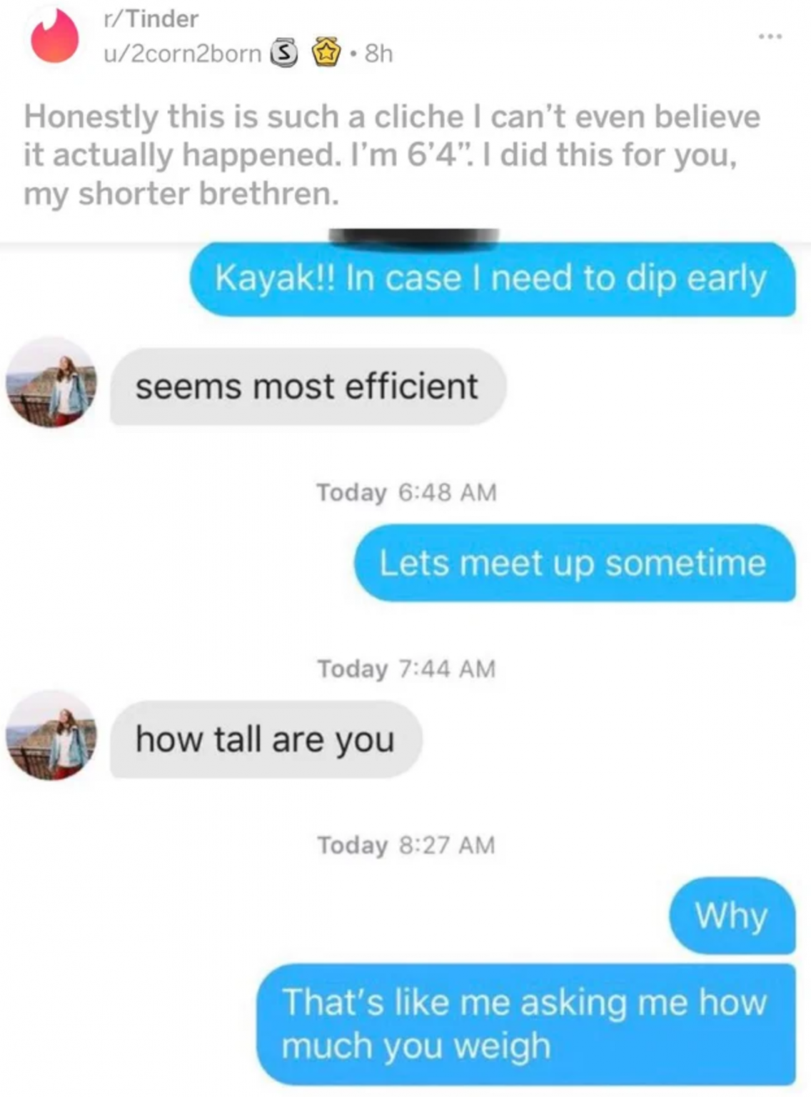About my height